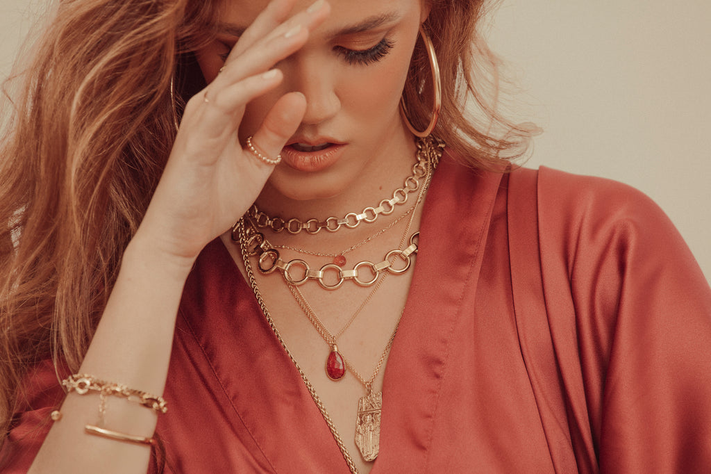 gem drop necklace – Kei Jewelry